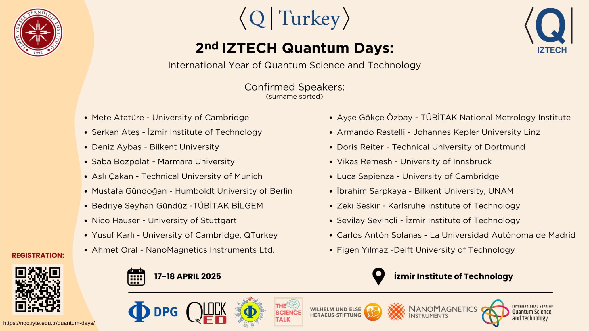 IZTECH Quantum Days - 2025 - QTurkey